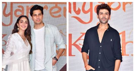 SatyaPrem Ki Katha Screening Kartik Aaryan Kiara Advani Sidharth
