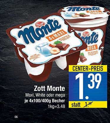 Zott Monte Angebot Bei E Center 1Prospekte De