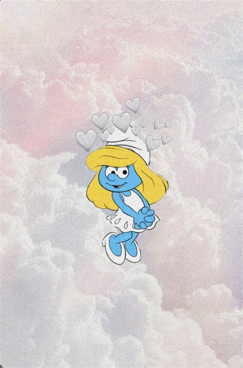 Wallpapers Smurfette Aesthetic Pastel Wallpaper Wallpaper