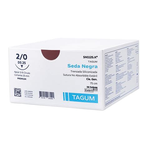 Seda Negra Trenzada Tagumedica