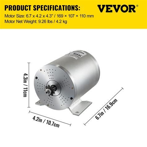Mua Mophorn W Electric Brushless Dc Motor Kit V Rpm