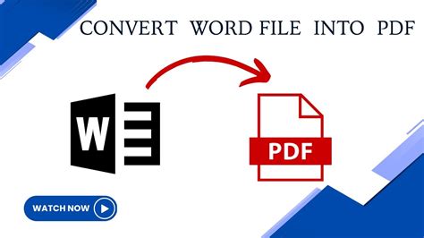 how to convert word to pdf step by step tutorial youtube