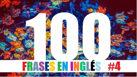 100 frases básicas en inglés para principiantes 4 YouTube