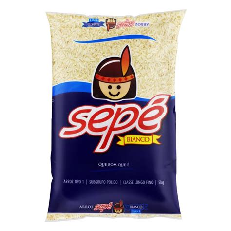 Arroz Sepé Bianco Polido Tipo 1 Pacote 5kg Rede Super Líder de