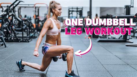 Complete Leg Workout With ONE DUMBBELL YouTube