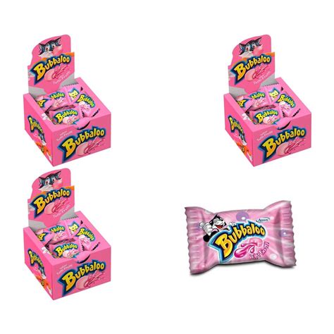 Kit 3 Caixas Chiclete Bubbaloo Tutti Frutti C 60 Mondelez Shopee Brasil