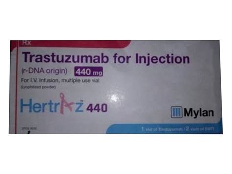 Mylan Trastuzumab Hertraz 440 Injection 440mg Packaging Type 1 Vial