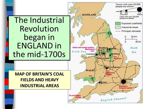 Industrial Revolution In Britain Map