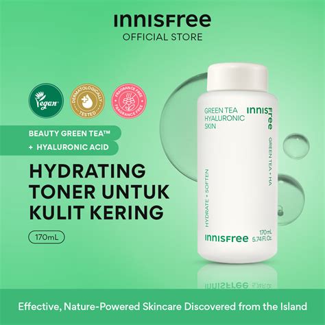 Jual Innisfree Green Tea Hyaluronic Skin Toner 170ml Hydrating Toner