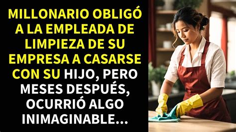 MILLONARIO OBLIGÓ A LA EMPLEADA DE LIMPIEZA DE SU EMPRESA A CASARSE CON