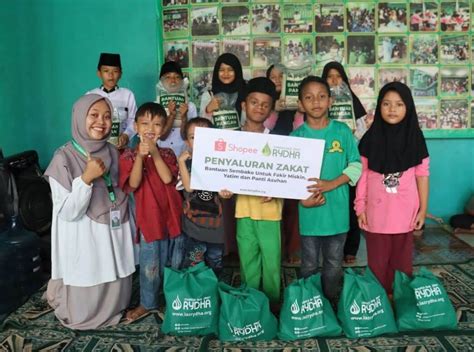 Kolaborasi Kebaikan LAZ Rumah Yatim Dhuafa Rydha Bersama Shopee Bantu