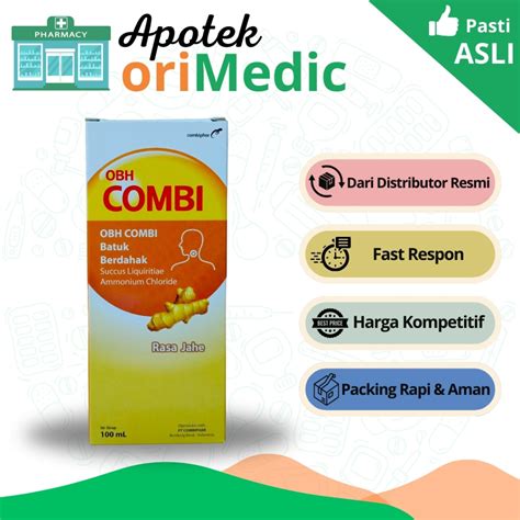 Jual OBH Combi Batuk Berdahak Jahe Sirup 100 Ml Shopee Indonesia