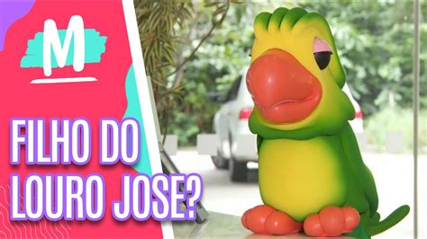 Papagaio afirma ser filho de Louro José e Ana Maria Braga se emociona