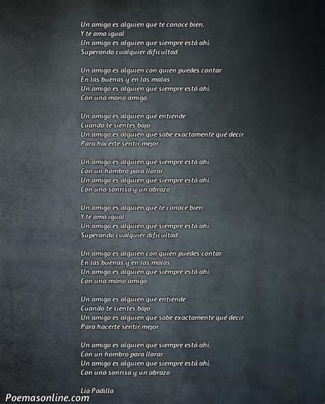 Mejores Poemas Para Un Gran Amigo Poemas Online