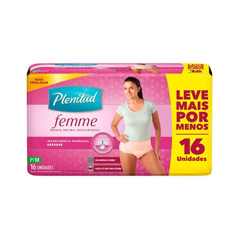 Fralda geriátrica Plenitud Roupa Íntima Protect Plus Absorvente