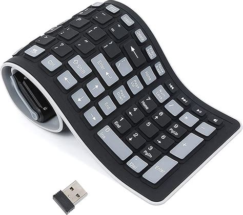 Amazon Seaciyan Wireless Silicone Keyboard Portable Foldable Roll