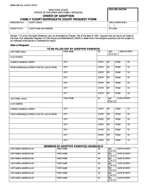 Ny Form Court Surrogate Request Fill Online Printable Fillable