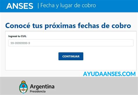 Cuándo y Dónde Cobro ANSES Fechas