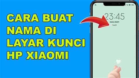 Cara Membuat Nama Di Layar Kunci Hp Xiaomi Terbaru 2024 YouTube