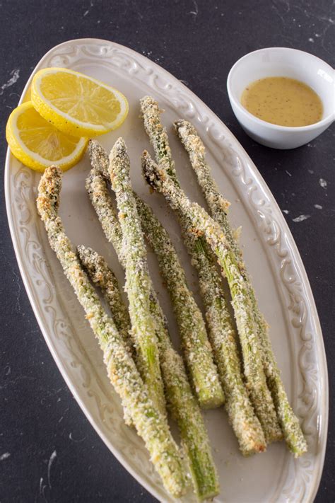 Spargel aus dem Ofen mit Käsekruste LieberBacken