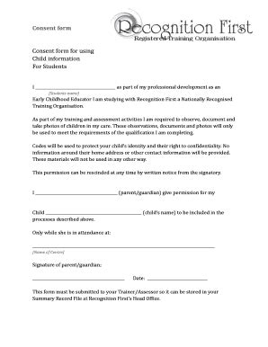 Fillable Online Consent Form For Using Fax Email Print PdfFiller