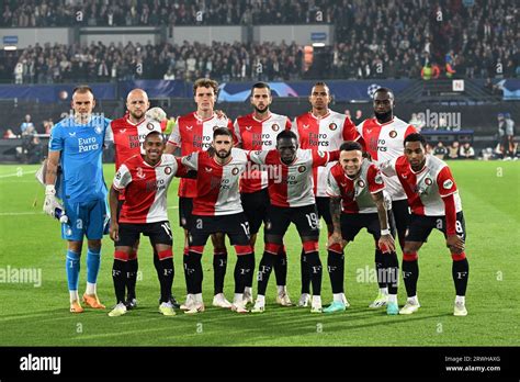 ROTTERDAM Back Row L R Feyenoord Goalkeeper Timon Wellenreuther