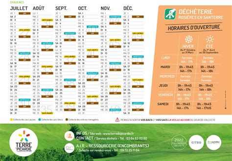 Sacr Arriv E Descente Calendrier Du Ramassage Des Sacs Jaunes