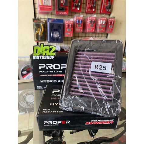 Jual Proper Racing Line Filter Udara Yamaha R25 MT25 Shopee Indonesia