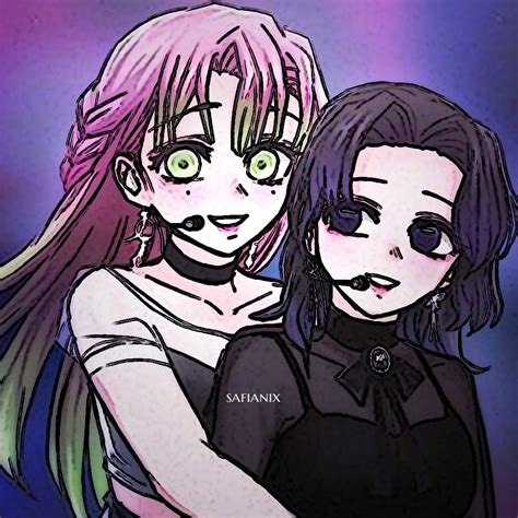 Mitsuri and Shinobu icon Демоны Наруто узумаки Аниме