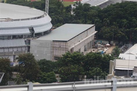 Foto Pembangunan Indoor Multifunction Stadium GBK Tuntas
