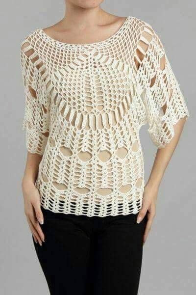 Modern Yazlık Örgü Bluz Modelleri Ve Örnekleri Kroşe Örgü modelleri