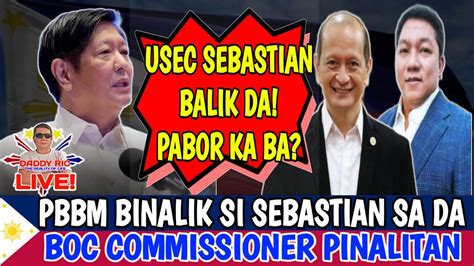 PBBM TIWALA PA DIN KAY USEC SEBASTIAN BOC COMMISSIONER SIBAK RUBIO