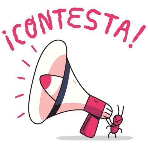 CONTESTA 498784 Sticker De WhatsApp DescargarStickers