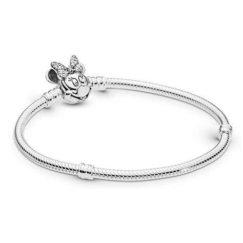 Disney Pulsera Con Dijes De Minnie Para Mujer Brazalete De Cadena De