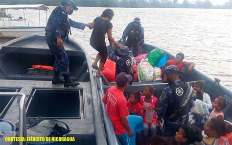 Ejército de Nicaragua traslada a personas albergadas a sus lugares de