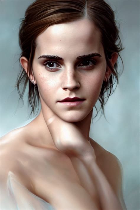 Prompthunt Sexy Painting Of Emma Watson Ultra Realistic Sharp