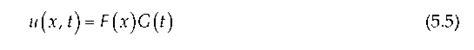 separation of variable method one dimensional wave equation