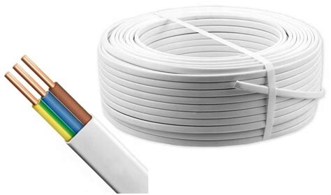 KABEL PRZEWÓD PŁASKI INSTALACYJNY ELEKTRYCZNY YDYp 3x1 5 mm 450 750V