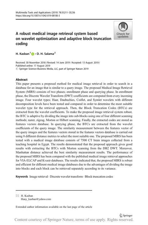 a robust medical image retrieval system based on wavelet optimization and adaptive block