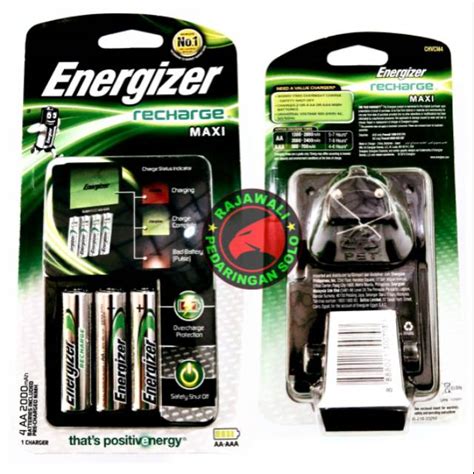Jual ENERGIZER RECHARGE MAXI WITH 4PCS AA BATTERY CHARGER BATERAI