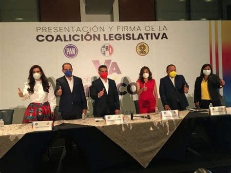 PAN PRI y PRD firman acuerdo de coalición legislativa para recuperar