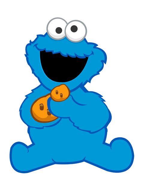 Mamá Decoradora Cookie Monster PNG Descarga Gratis