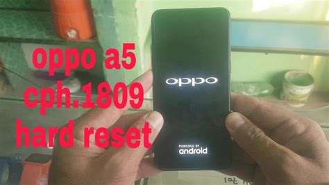 Oppo A Cph Hard Reset Pattern Done Youtube