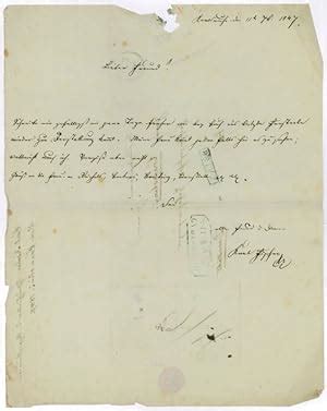 Eigenh Brief Mit U Von Fischer Karl Schauspieler Und Regisseur