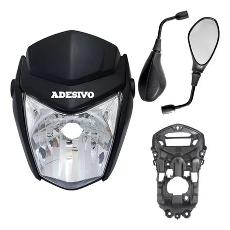 Frente Farol Aranha E Retrovisor F800 Titan Ano 2014 2015