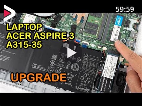 UpgradeLaptop Acer Aspire 3 A315 35 Instalar Cambiar SSD En M 2