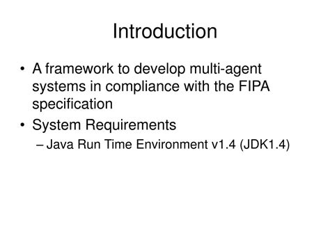 PPT JADE Java Agent DEvelopment Framework PowerPoint Presentation