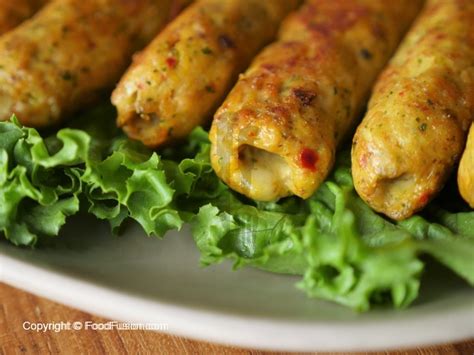 Chicken Cheese Seekh Kebab Food Fusion