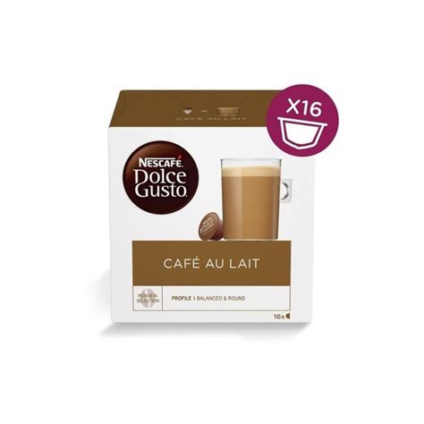Nescafe Dolce Gusto Pods Café Au Lait Caffe Latte 16 Capsules