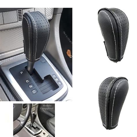 Capa acessório Couro Manopla de Câmbio Automático Ford Focus glk gl
